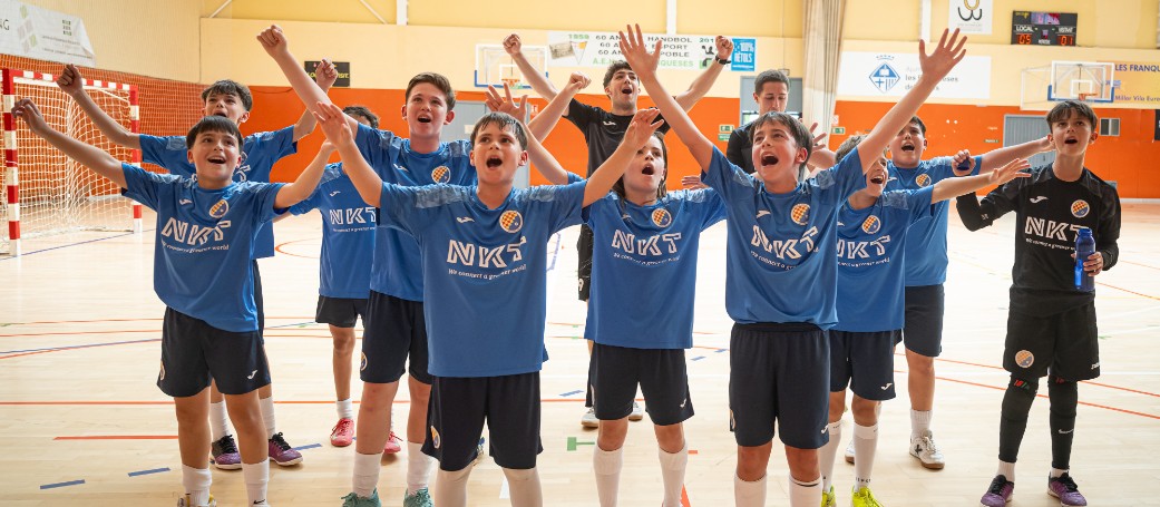 FCF | El CFS NKT Molins 99 puja a la Divisió d'Honor Aleví de futbol sala